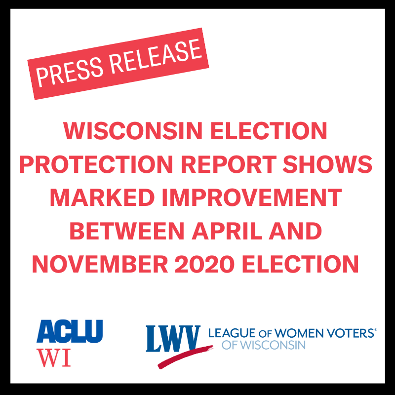 Wisconsin Election Protection Report Shows Marked Improvement Between ...