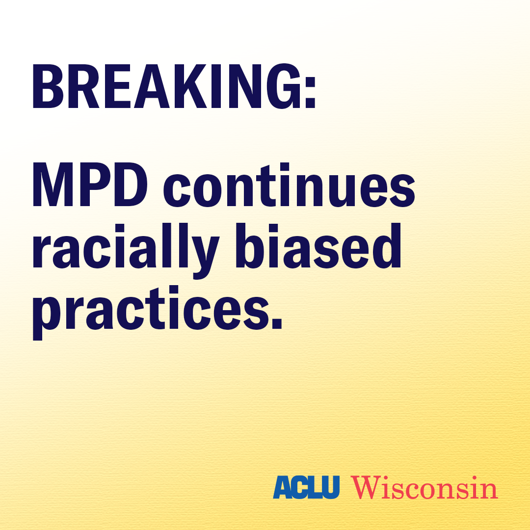 Milwaukee Police Department Continues to Stop and Frisk Black People At ...